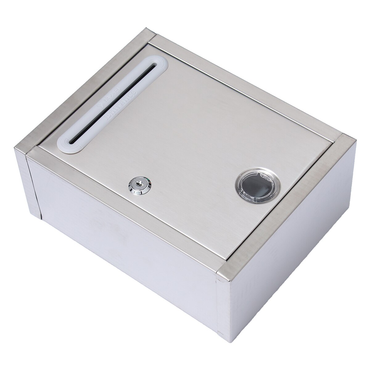 1 pcs Suggestion Box Stainless Steel Small Suggest... – Grandado 1 pcs Suggestion Box Stainless Steel Small Suggest... – Grandado