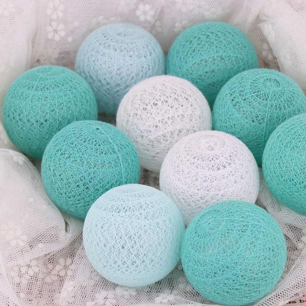 Guirlande lumineuse en coton Dia, 1.2M, LED cm, la... – Grandado