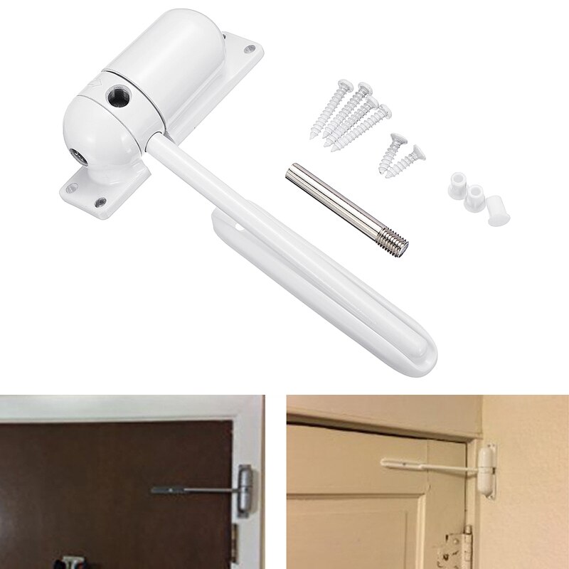 Kiwarm mini justerbar automatisk styrke fjær dørlu... – Vicedeal