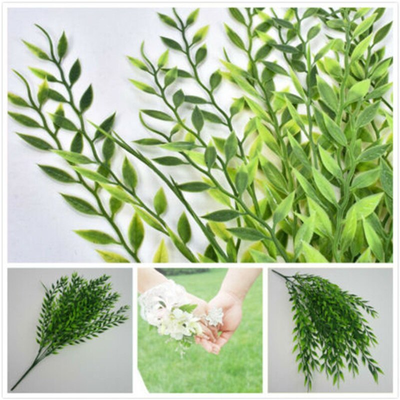 False weeping Willow leaf Rattan False flower Hort... – Grandado