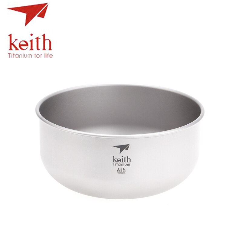 Keith 1.8L Titanium Big Bowl Large Soup Salad Bowl... – Grandado