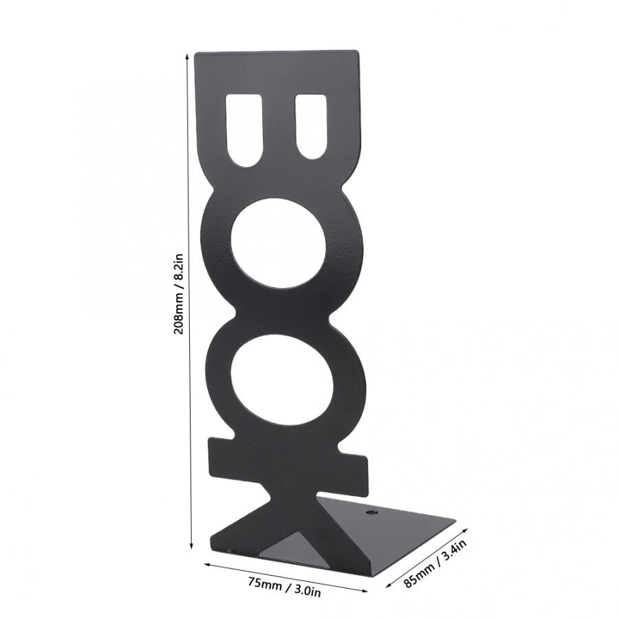 1Pair BOOK Characters Shape Book Stand Metal Booke... – Vicedeal