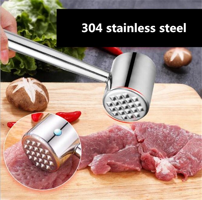 304 stainless steel Steak Beefs Porks Meat hammer ... – Grandado