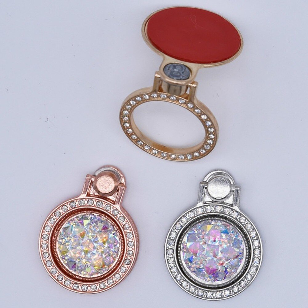 Luxury Diamond Shiny Metal Mobile Phone Ring Stand... – Grandado