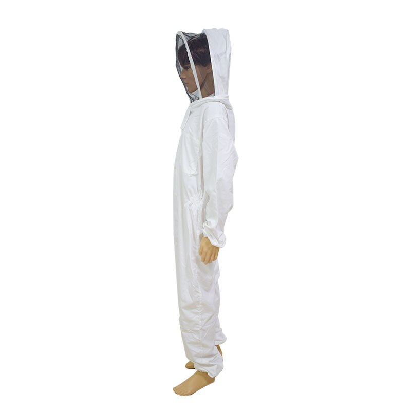 Overseas white one-piece bee proof suit beekeeping... – Grandado