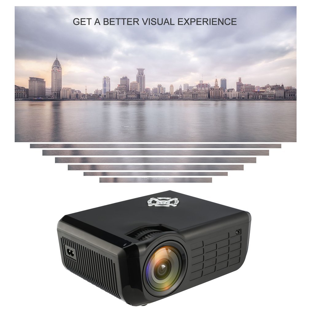M28 Portable LED Projector 58W LCD Digital AV HD 1... – Vicedeal