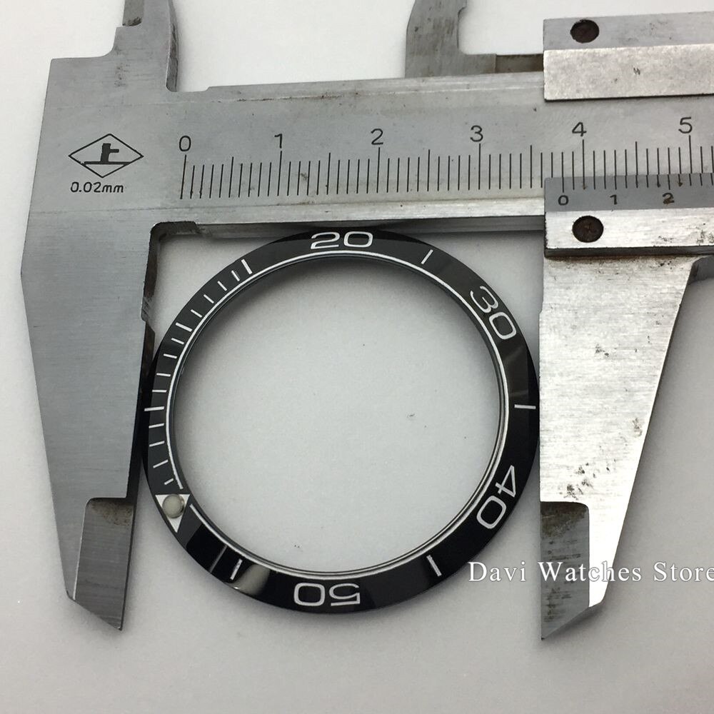 38mm Watch Bezel Black Ceramic Watch Bezel Insert ... – Grandado