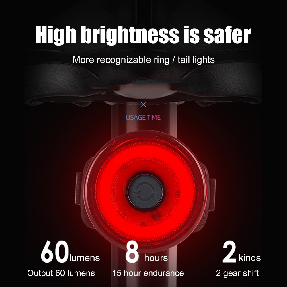Bicycle Rear Light Bike Taillight LED Battery Powe... – Grandado