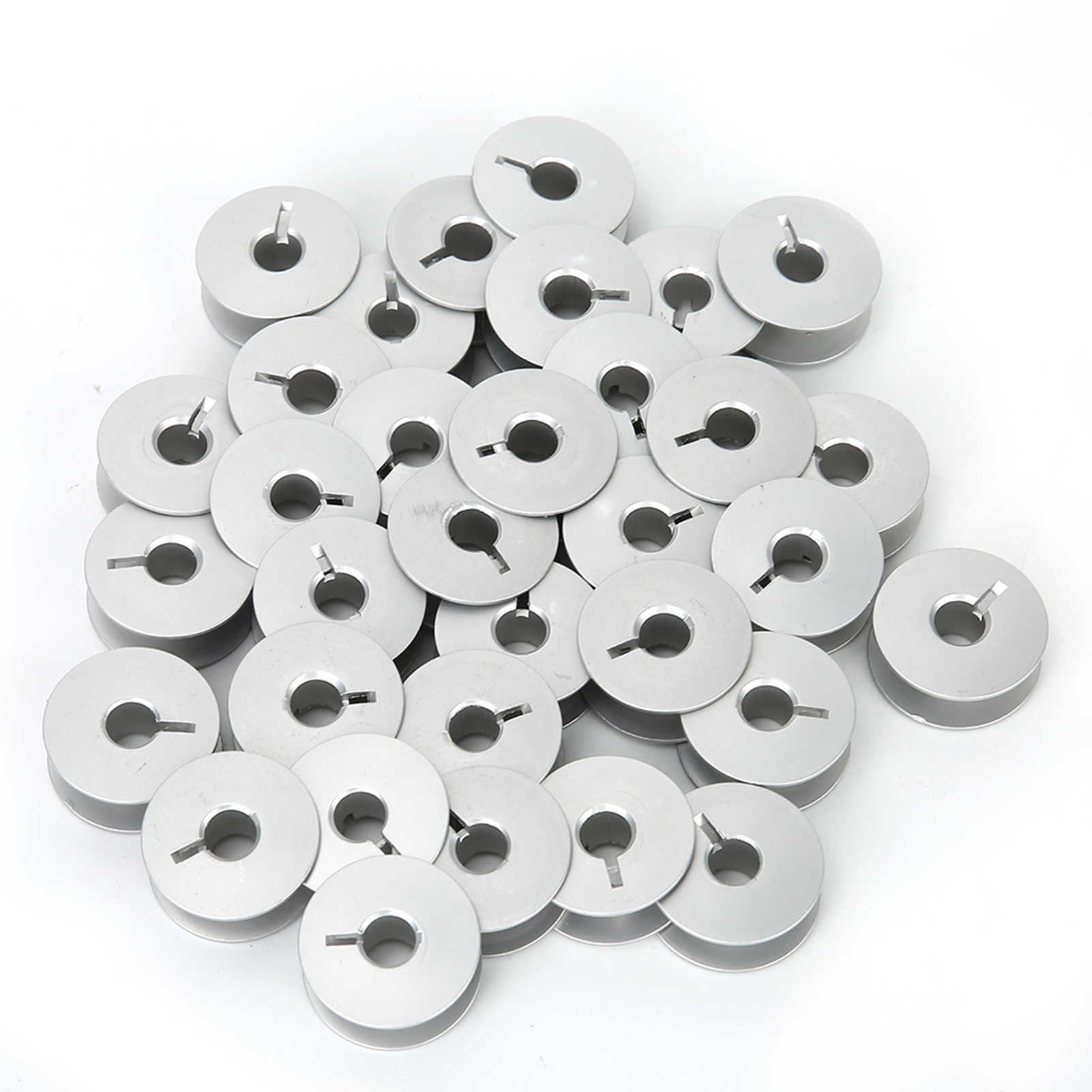100pcs Sewing 55623A Aluminum Bobbins Slotted For ... – Grandado
