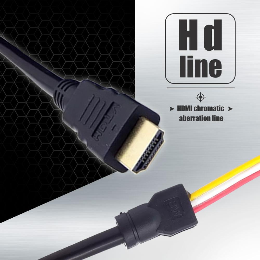 For HDMI to RCA Cable 1.4HD HDMI Male to 3RCA AV C... – Grandado