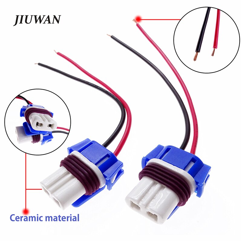 1 Pair 9005 Ceramic Socket Female Adapter Bulb Soc... – Vicedeal