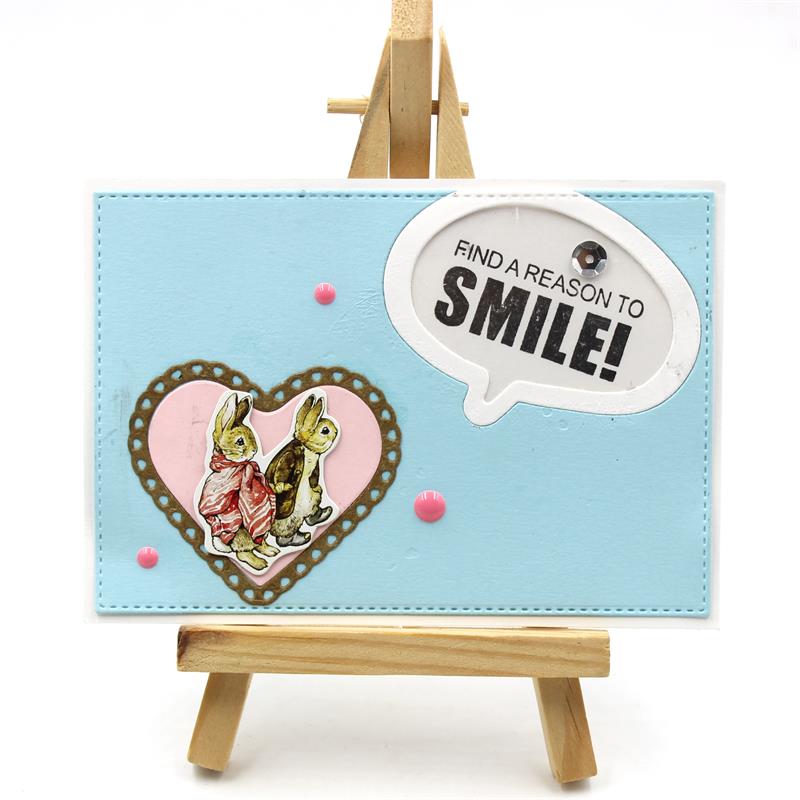 KSCRAFT Scalloped Heart Stackable Frame Valentine'... – Vicedeal