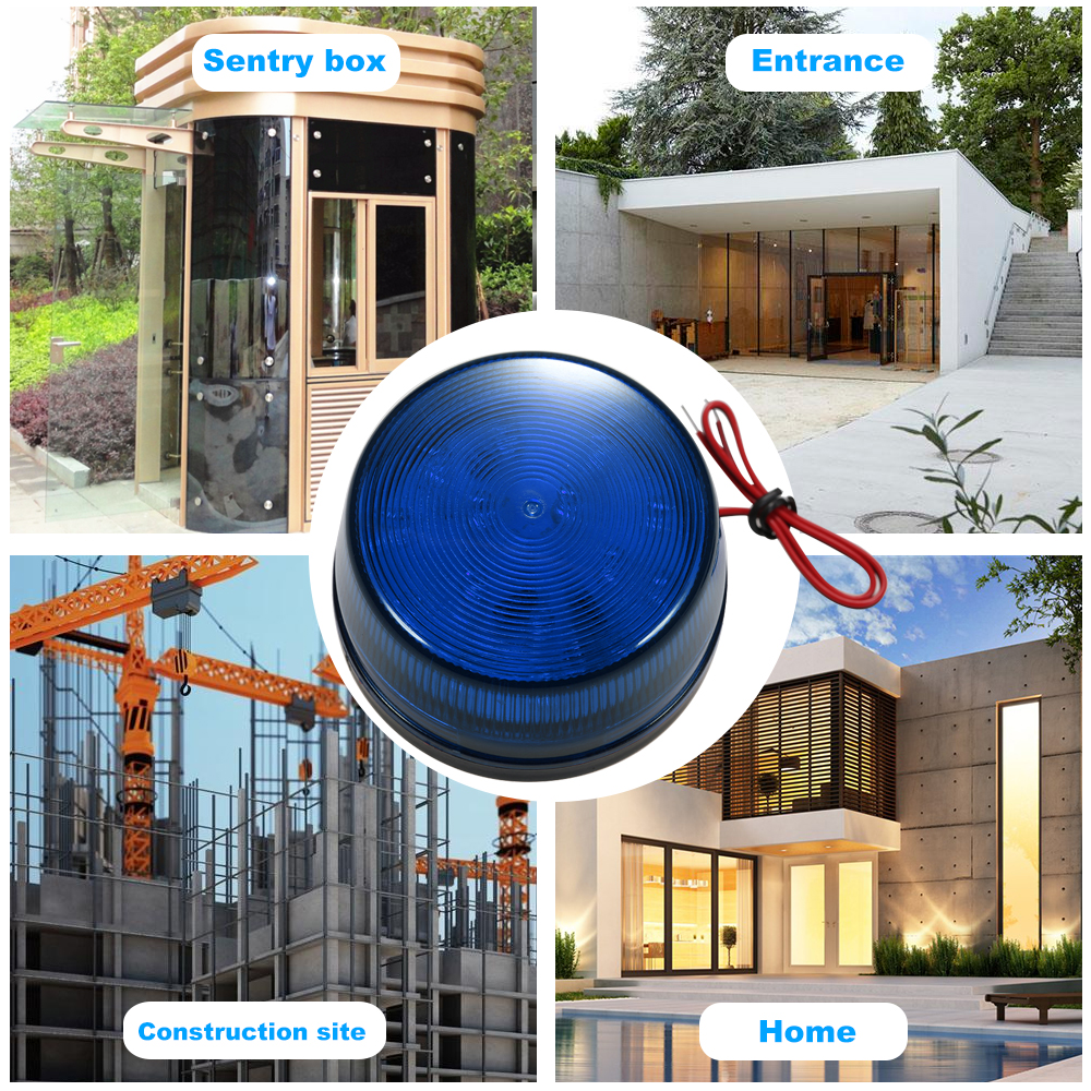 Safety Warning LED Light Wired Alarm Strobe Signal... – Grandado