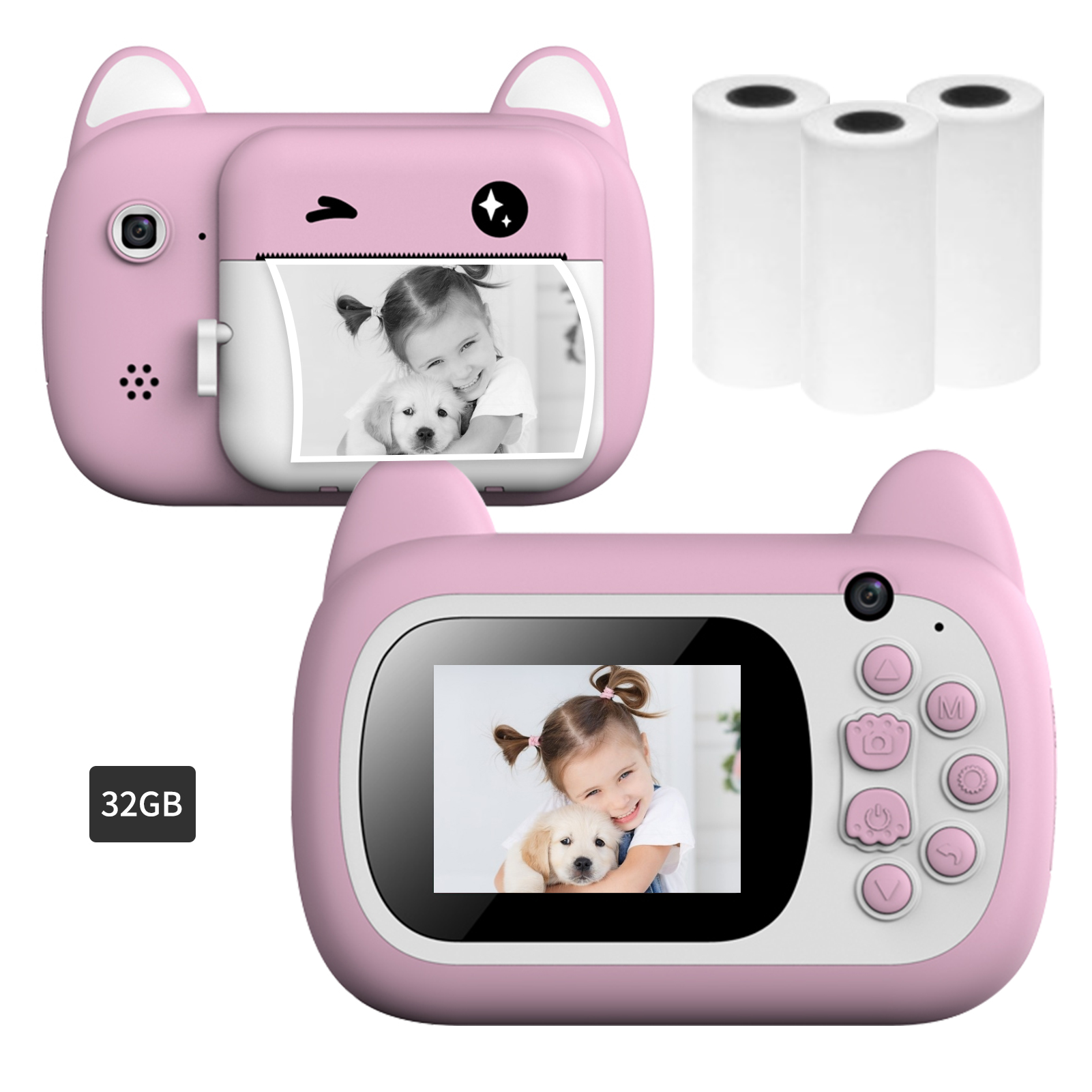 A7 Kids Camera 1080P Digital Instant Camera Photo ... – Grandado