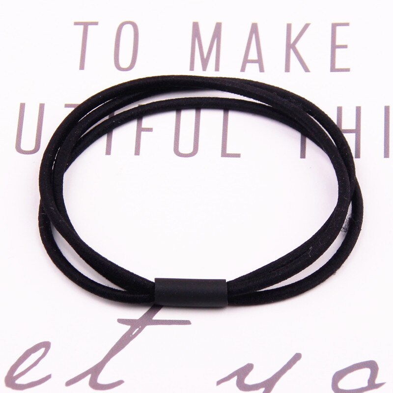 Three Strands Of Hair Bands Basic Concise Solid Ha... – Vicedeal