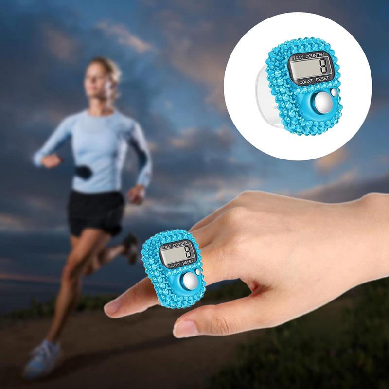 1pc Electronic Finger Counter Ring 5 Digital LED E... – Grandado