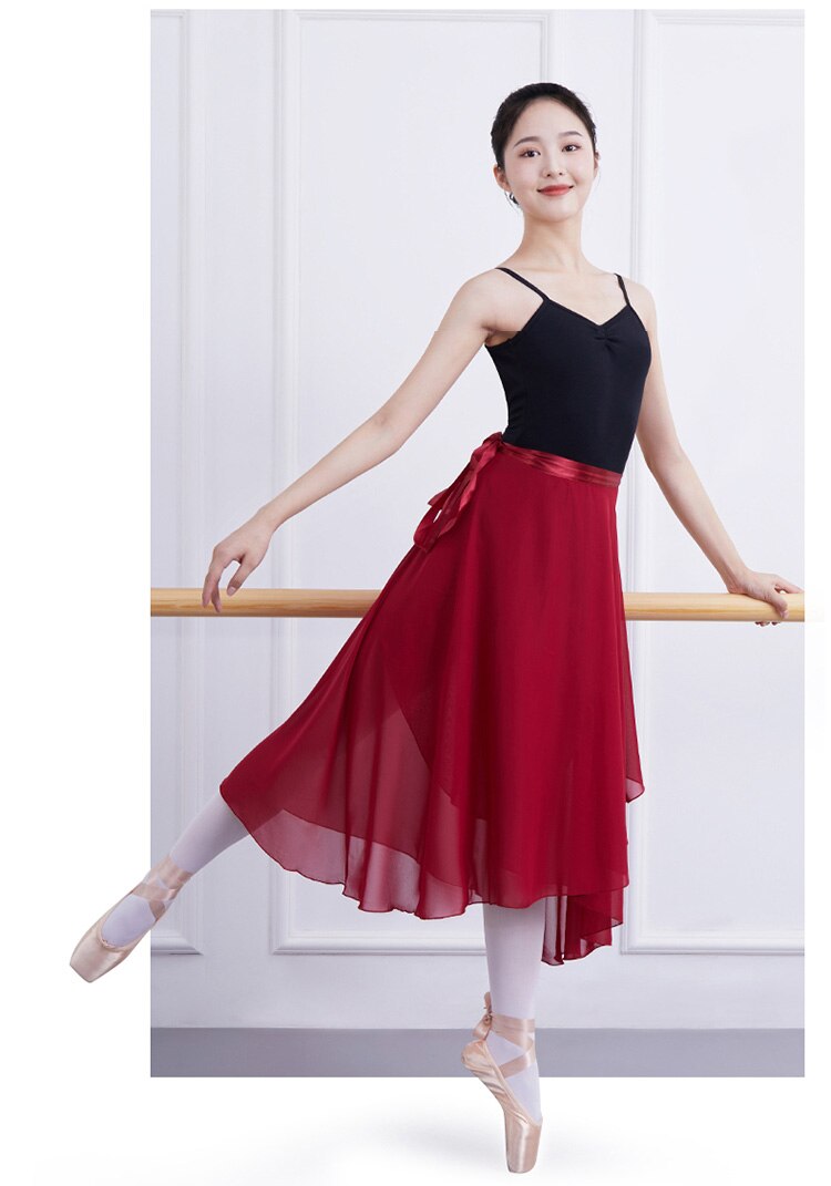 Dans Rok Vrouwen Lange Chiffon Ballet Rokken Volwa... – Grandado