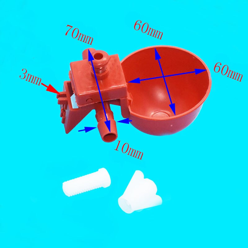 100 pcs Duif Drinker Kip Autodrinker Kippen Drinke... – Grandado