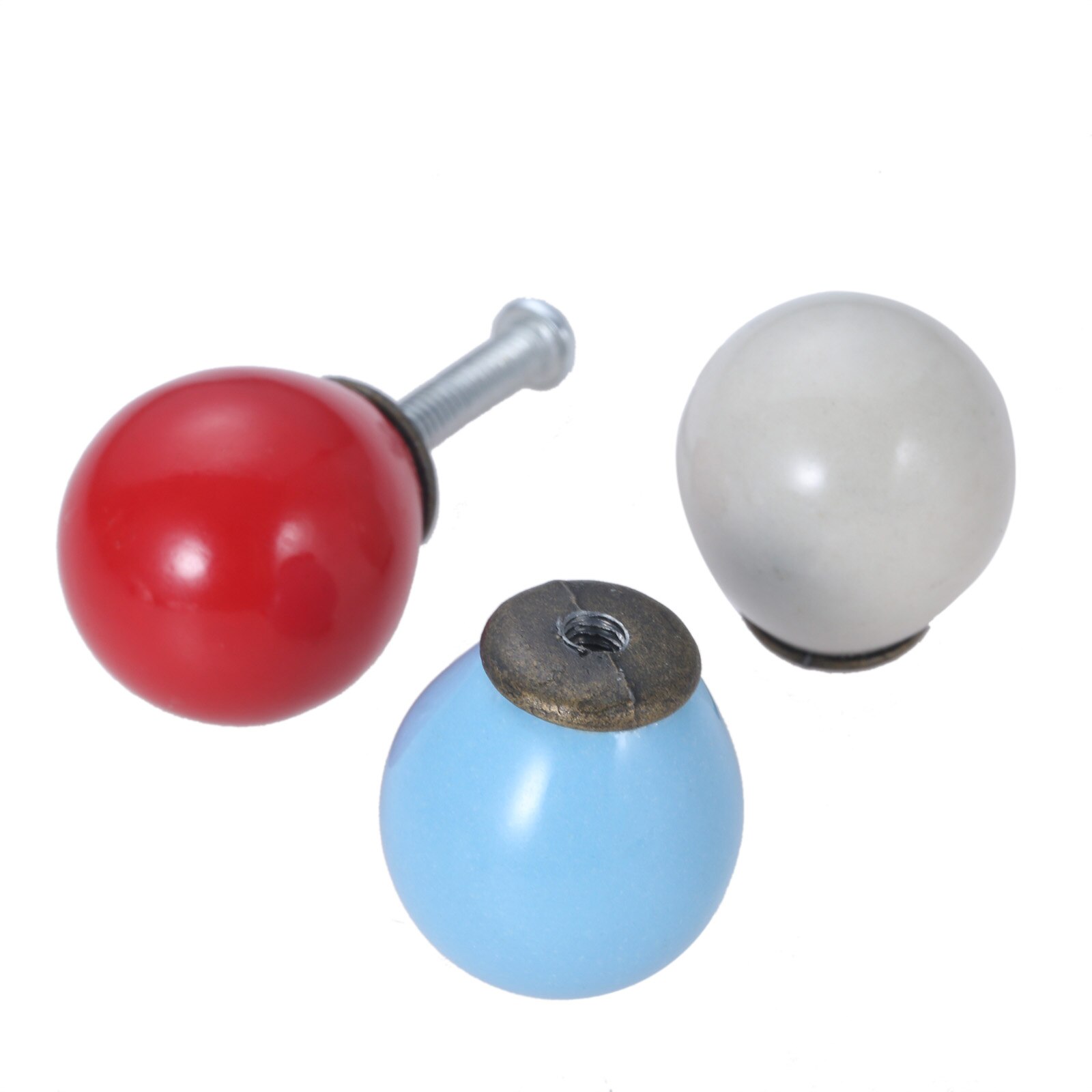 1set Ball Ceramic Knob Round Head Handle Cherry sh... – Grandado