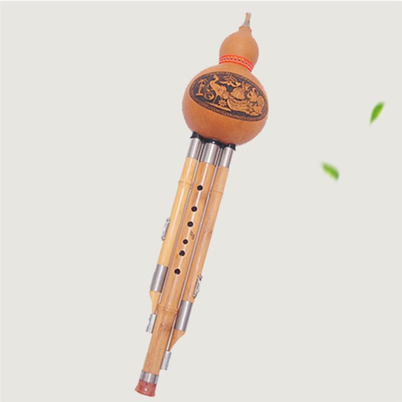 Chinese Handmade Bamboo Flute Hulusi Bamboo Gourd ... – Grandado