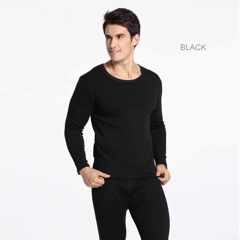 men thick long johns soft fleece thermal underwear... – Grandado