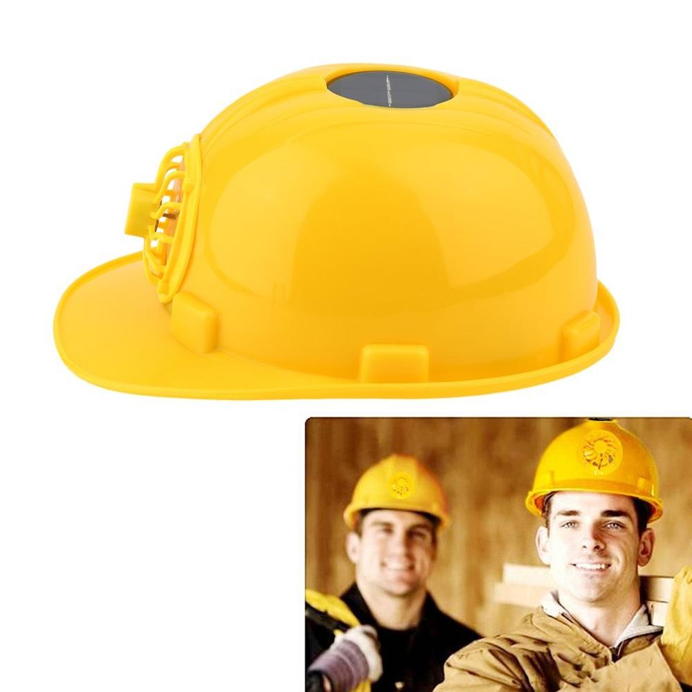 Comfortable Solar Panel Power Safety Helmet Outdoo... – Grandado