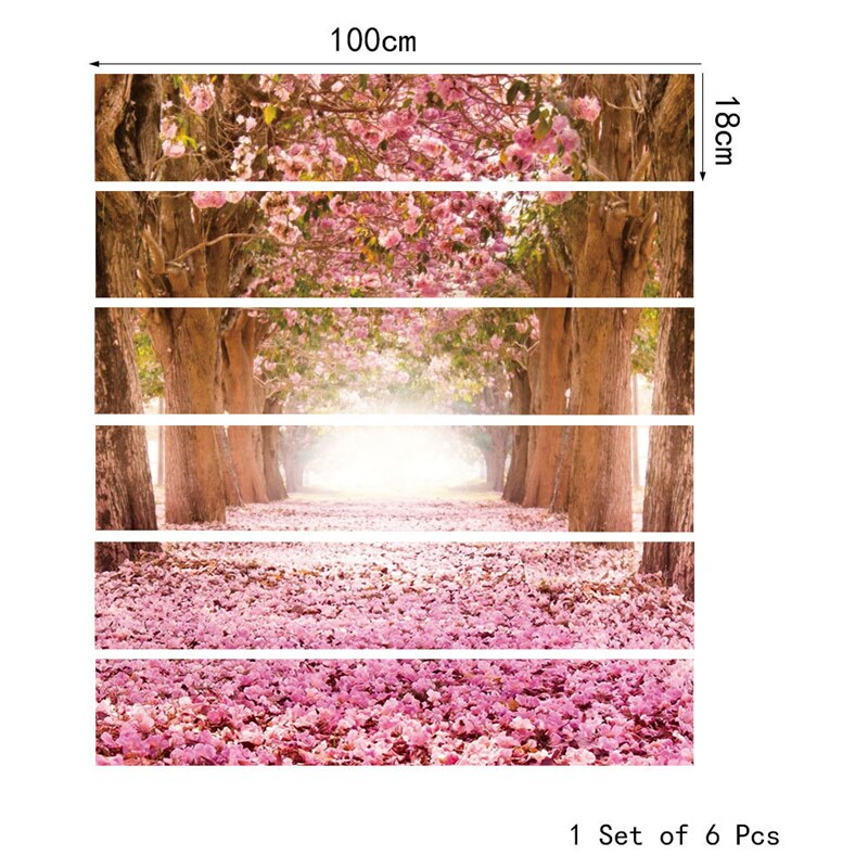 Nature Landscape Wallpaper 3D Self-adhesive Floor ... – Grandado