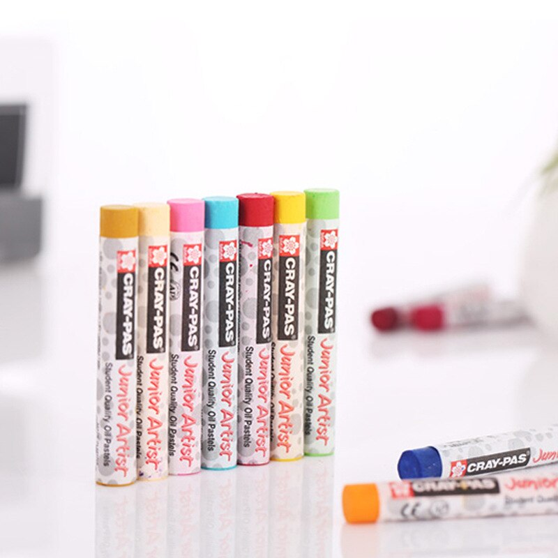 24 Color Oil Pastels Crayons Washable Children's C... – Grandado