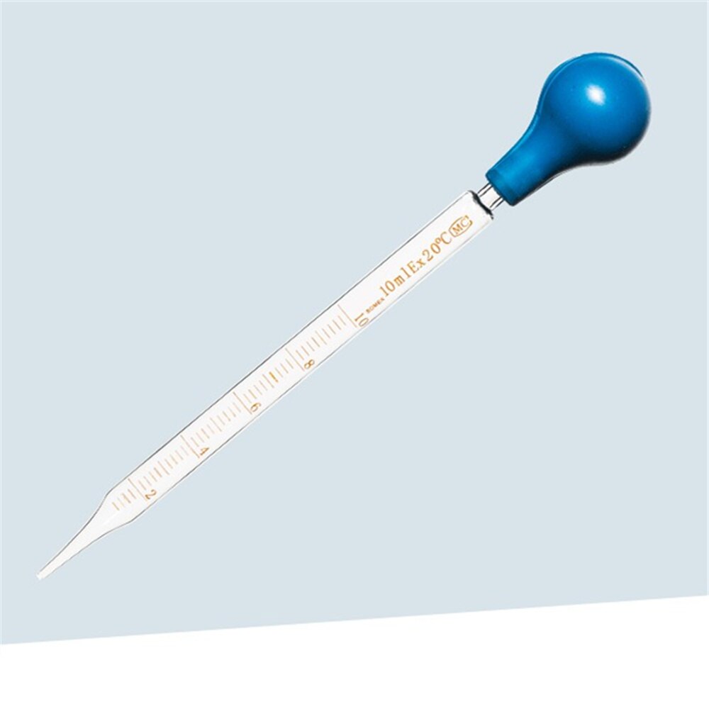 Glass pipette with rubber bulb laboratory chemistr... – Grandado
