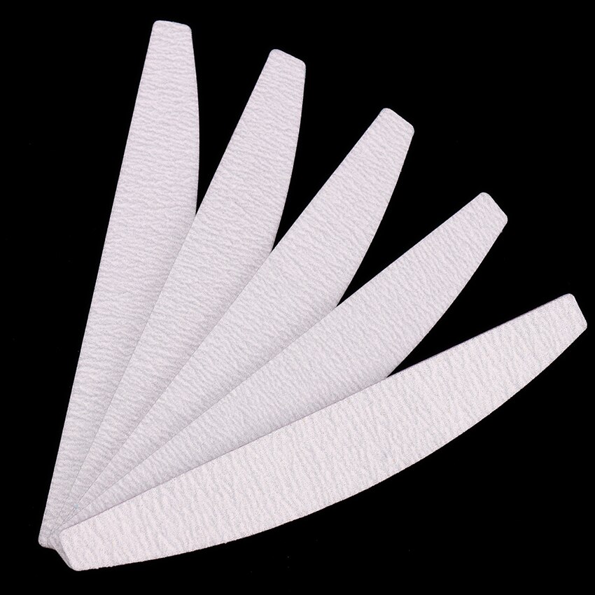 5Pcs Half Moon Shaped Nail Art Nagelvijl Schuren B... – Grandado