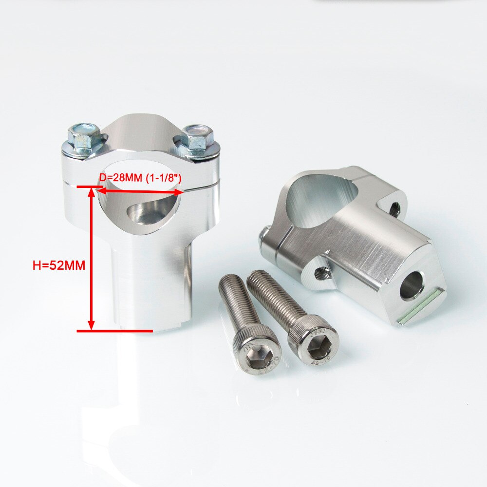 28mm Motorcycle Handlebar Riser Bar Clamp Mount Fo... – Grandado