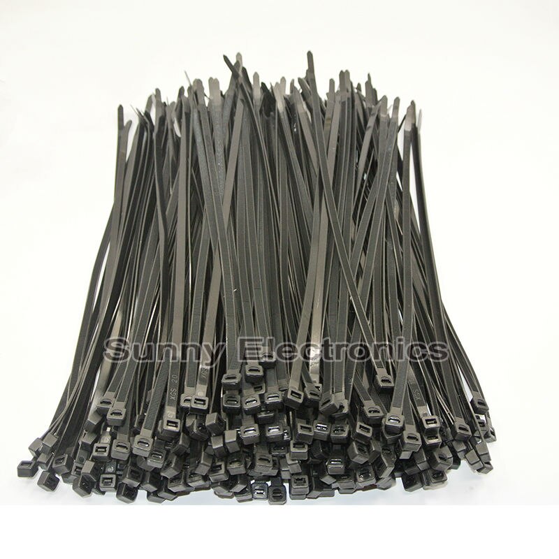 50pcs black 4x250mm(10 inch) 10" Network Nylo... – Grandado