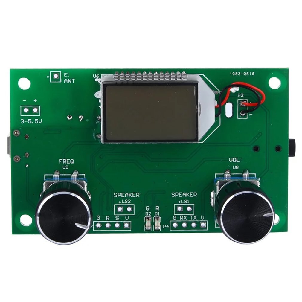 87-108MHz DSP PLL Digital LCD Stereo FM Radio Receiver Module With ...
