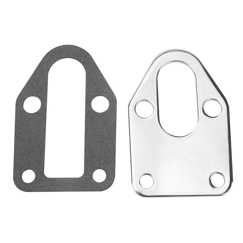 Car SBC Chrome Fuel Pump Mounting Plate + Gasket f... – Grandado