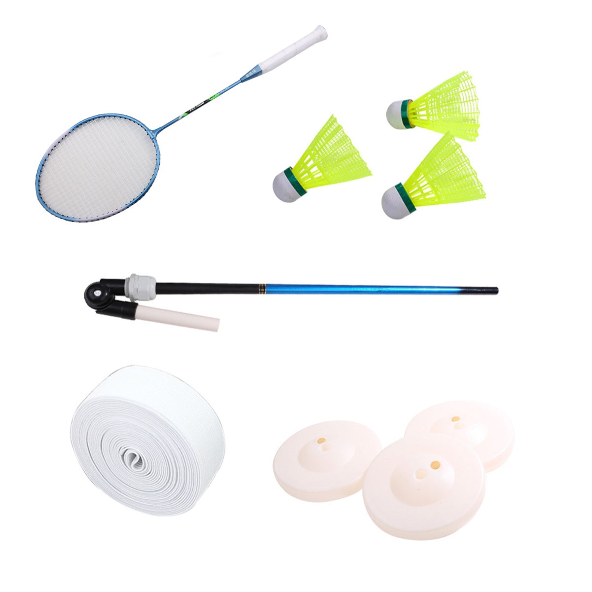 Badminton Racket Shuttlecock Solo Practice Trainin... – Grandado