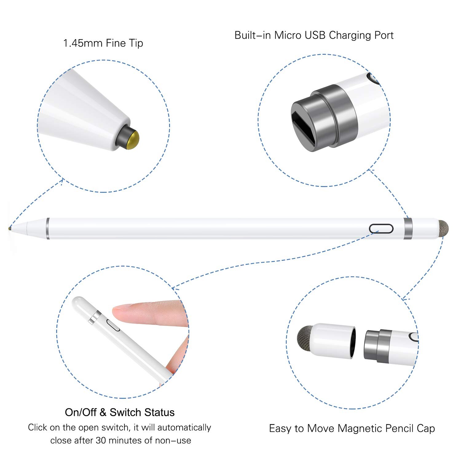 Active Stylus Pen Capacitive Touch Screen Pencil F... – Grandado