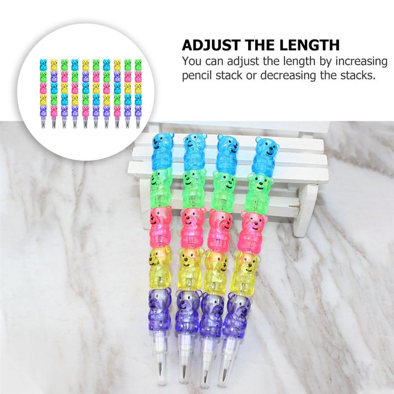 12pcs Stackable Pencils Stacker Swap Pencils Plast... – Grandado