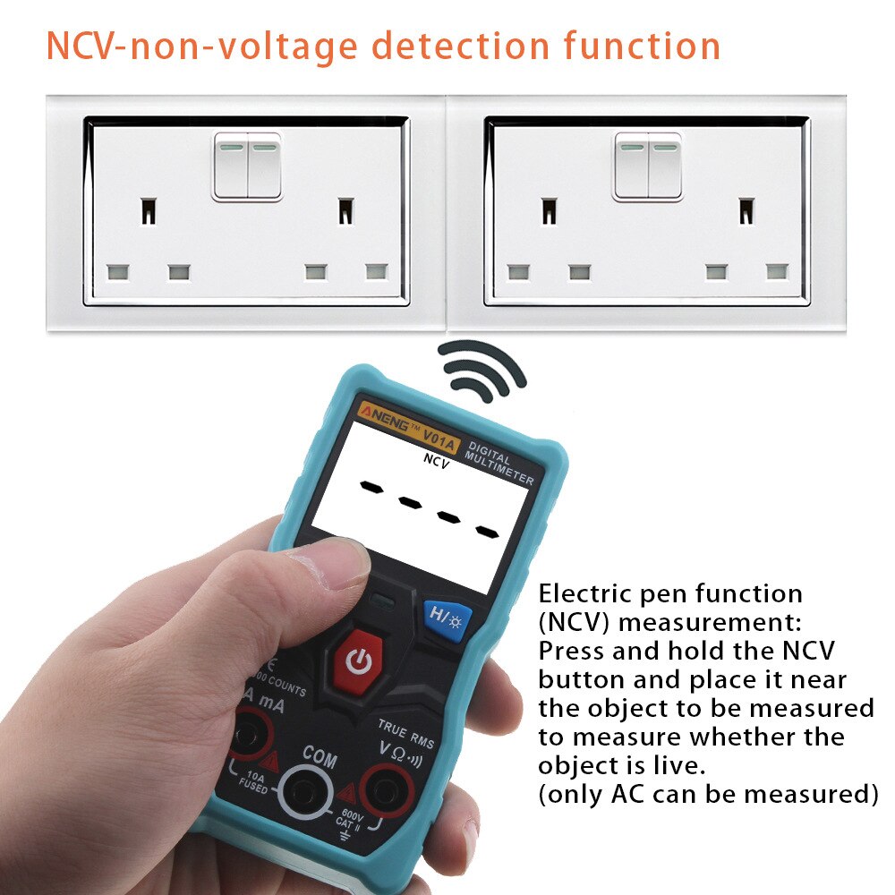 Digital Multimeter DC AC Voltmeter Current Tester ... – Grandado