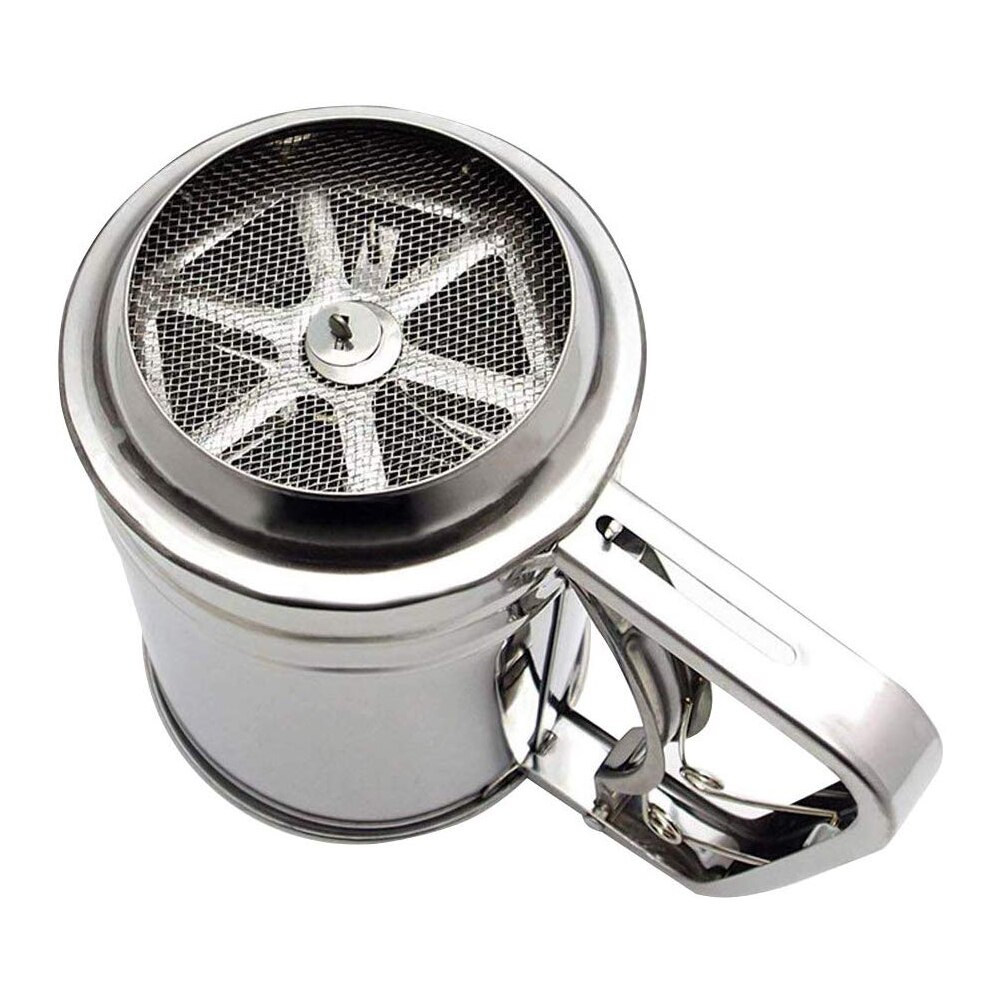 MyLifeUNIT Edelstahl Doppel Gittergewebe Mehl Sichter mit Abzug Aktion ...