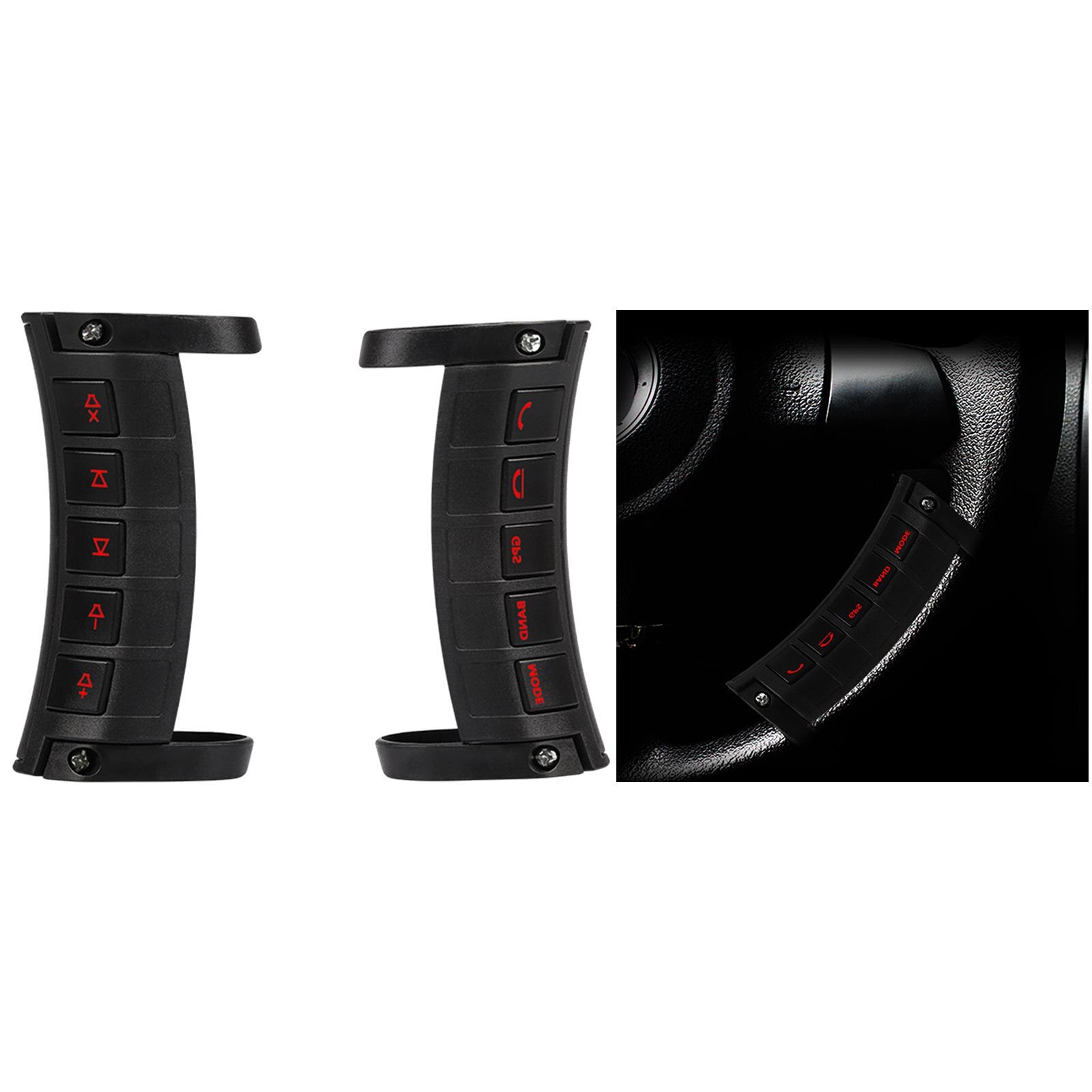 Set of 2 Auto Steering Wheel Controller Wireless L... – Grandado