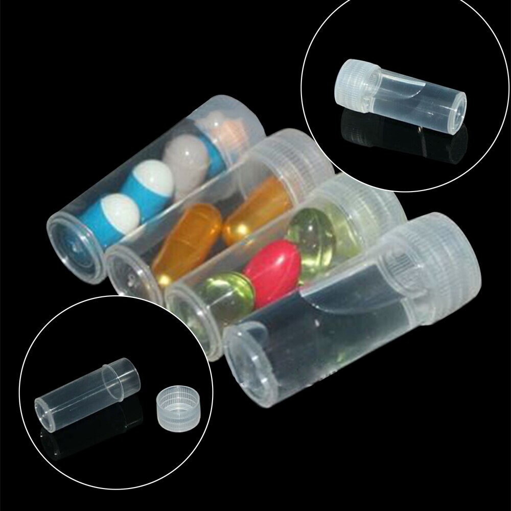10pcs 5ml Plastic Bottle Sample Small Barrel Vials... – Grandado