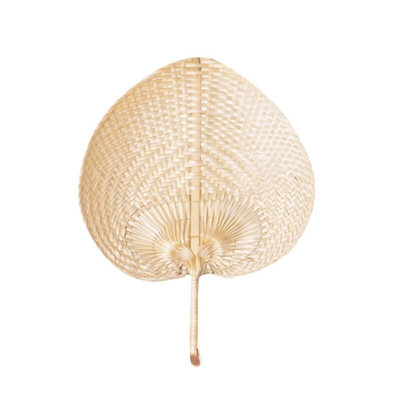 Natural Hand Weaving Palm Leaf Fan Chinese Style H... – Grandado