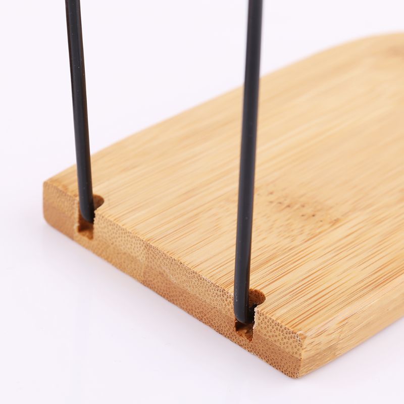 Nature Bamboo Desktop Organizer Office Home Booken... – Grandado