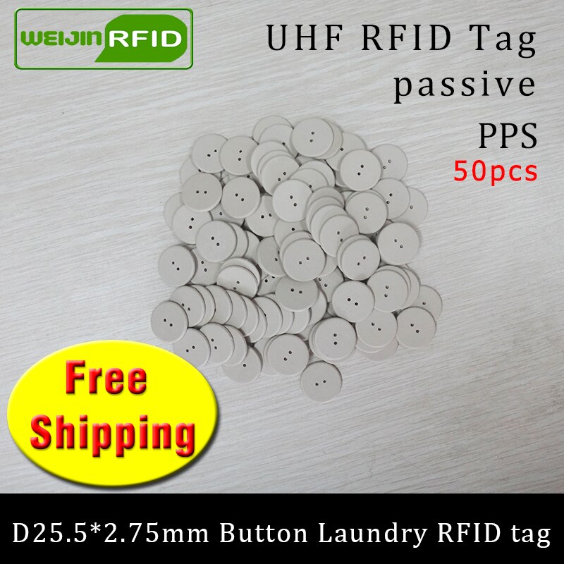 RFID laundry button tag water resisting UHF EPC Ge... – Vicedeal