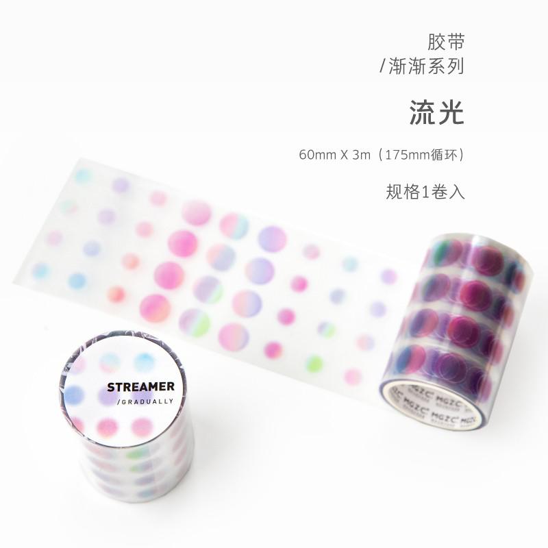 1000 Pcs/Roll Gradiënt Kleur Ronde Dot Washi Tape ... – Grandado