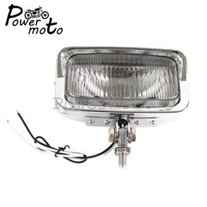 1x Chrome Vintage Retro Headlight Universal Motorc... – Grandado