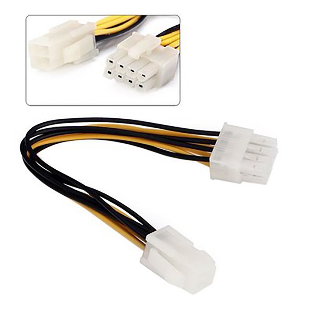 Computer Cables ATX 4 Pin Male To 8 Pin Female EPS... – Grandado