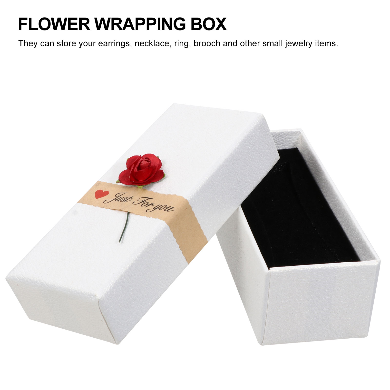 6pcs Flower Box Rose Jewelry Case Delicate Paper C... – Grandado