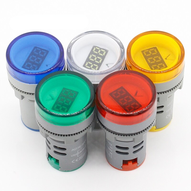 1pcs 22MM AC 60-500V LED Voltmeter voltage meter i... – Vicedeal