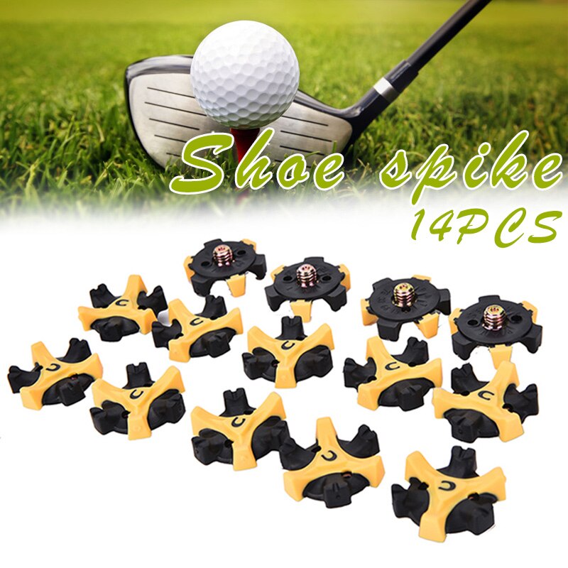 14 Pcs Golf Spikes Cleats Quick Twist Screw Studs ... – Vicedeal